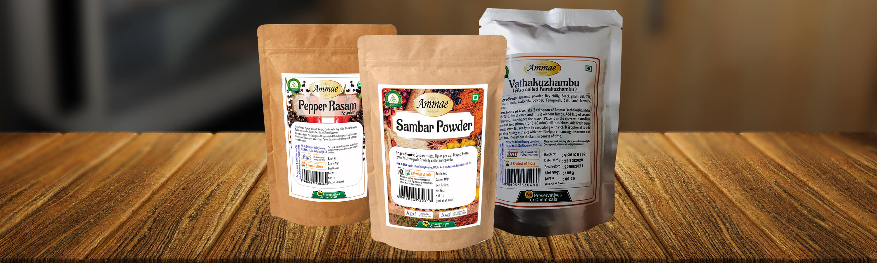 Ammae Ready Mix | Spice Mixes - Ammae Foods India